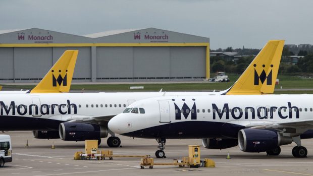 Monarch Airlines aircraft are pictured o - Pilot Career News : Pilot ...