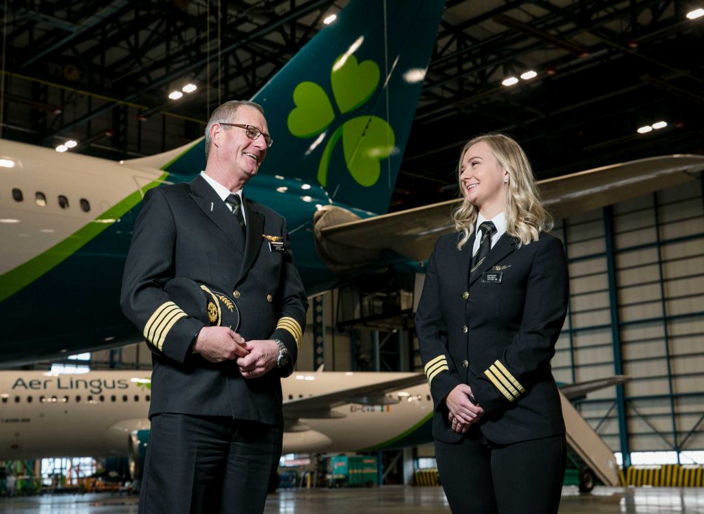 Aer Lingus Dad and daughter pilots fly together - Pilot Career News ...